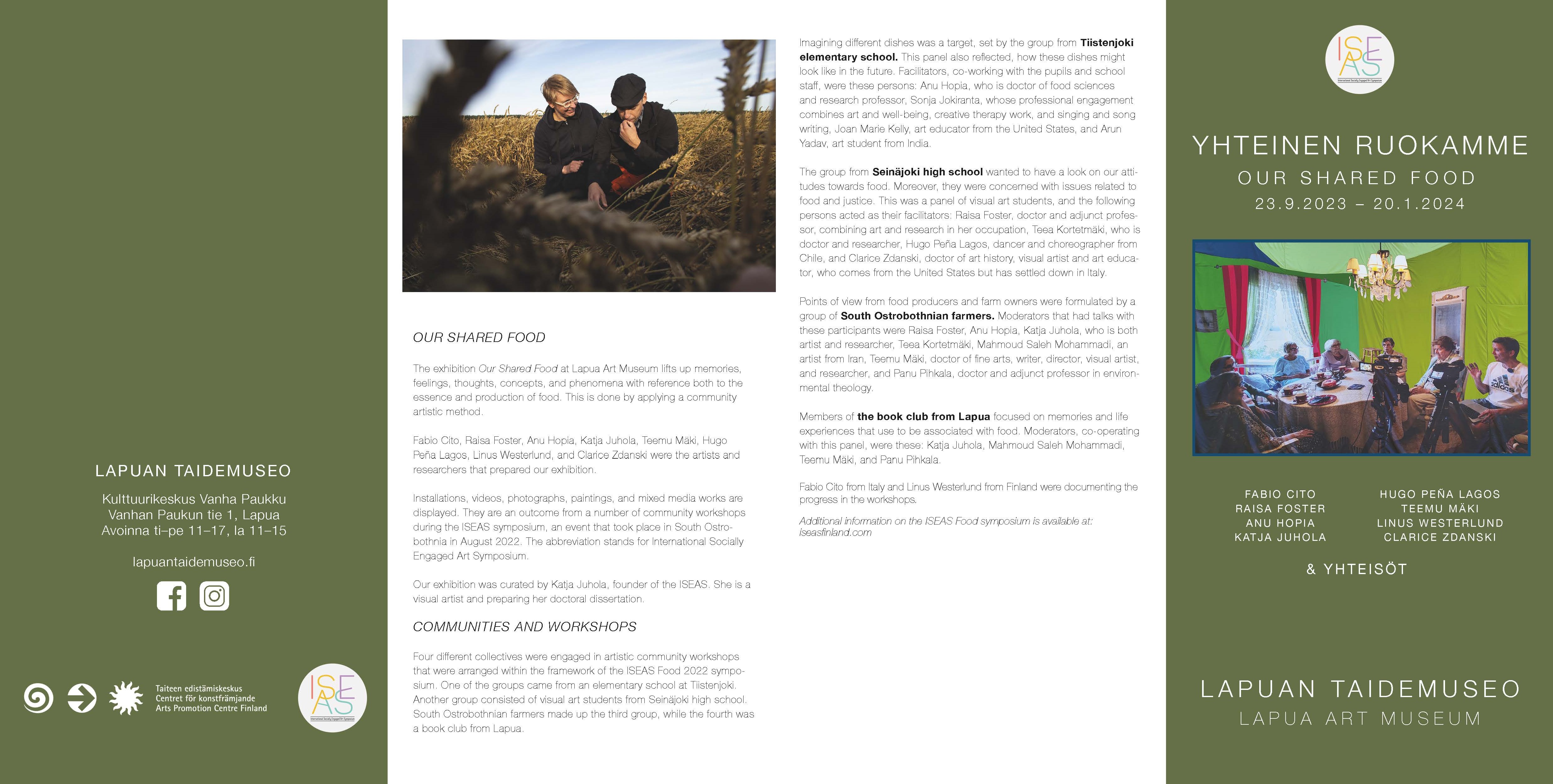 Lapua Art Museum “Our Shared Food” 2022 – Katja Juhola